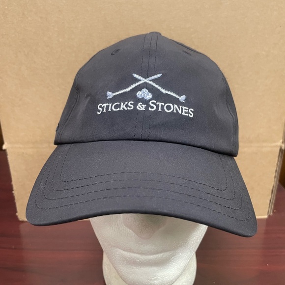 Accessories | Sticks Stones Golf Hat Cap Black Lightweight Adjustable ...